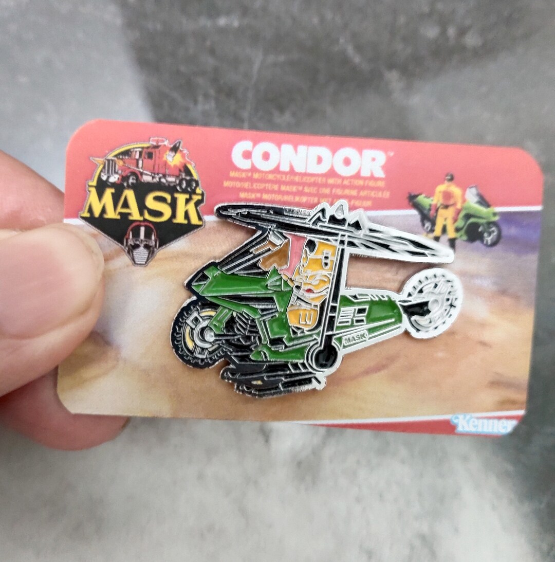 M.A.S.K Kenner Condor Brad Turner Hard Enamel Pin - Etsy