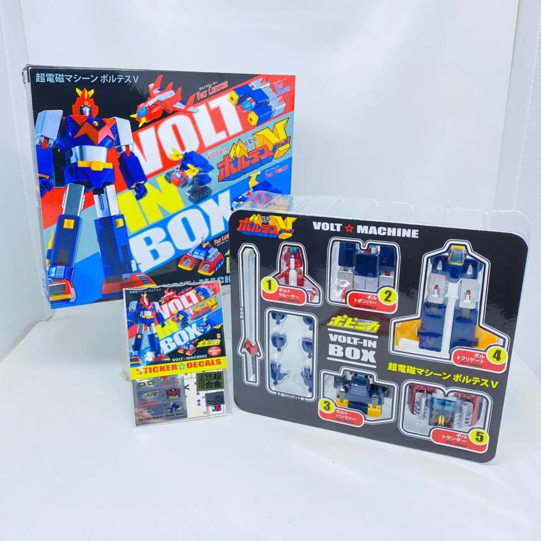 Custom Decal Box Sleeve Window Cover Box Handle Voltes V Mini Action DX ...
