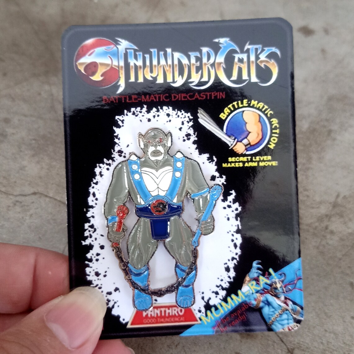 Thundercats Panthro the Strongest Thunderian Diecast Pin Set - Etsy
