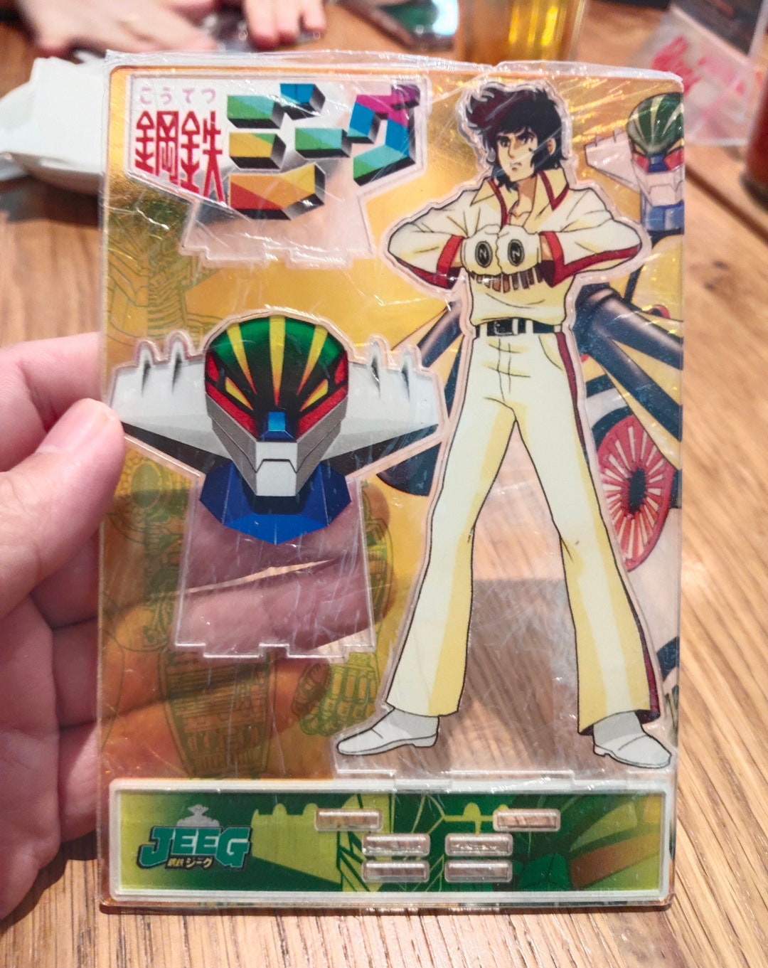 Kotetsu Jeeg Pilot Acrylic Standing Figure hiroshi Shiba, Jeeg Logo ...