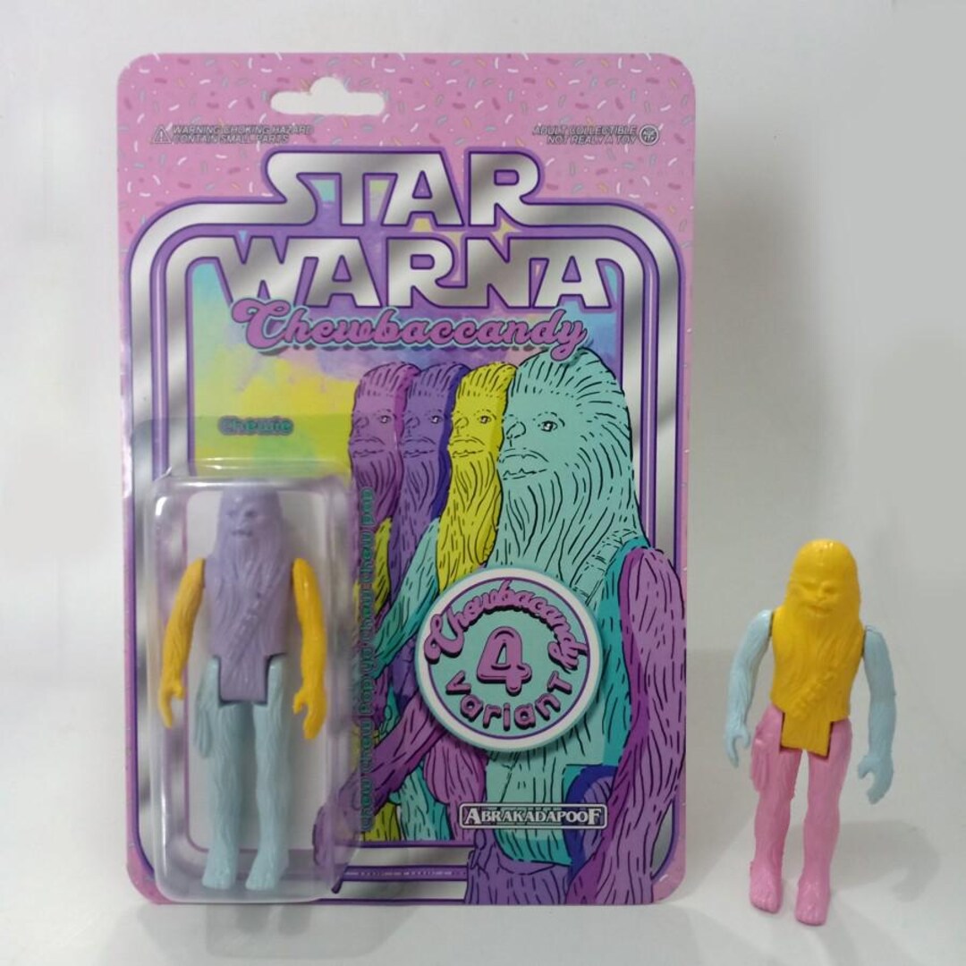 Bootleg Toy Starwars Chewbacca Color Candy Chewbaccandy - Etsy