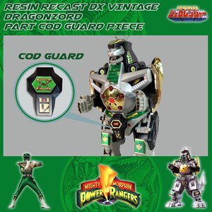 Power Rangers Vintage MEGAZORD Dragonzord Cod Guard Piece Recast ...