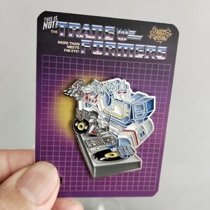 Diecast Pin G1 DJ Soundwave Transformers Disc Jockey - Etsy