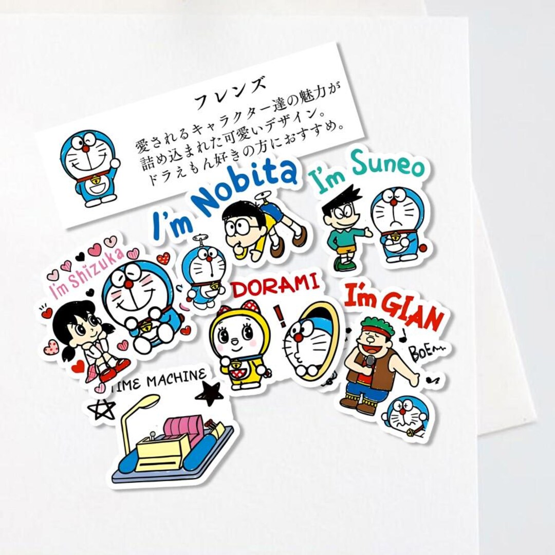 DORAEMON Sticker Pack Set 7 Pcs Size 6x8cm - Etsy