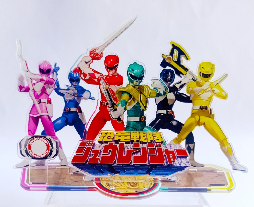 MMPR Power Ranger Team Standing Figure - Etsy