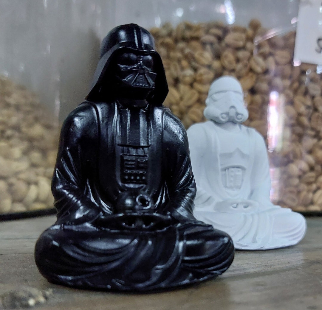Starwars Inspired Darth Vader Storm Trooper Buddha Monk Style Statue - Etsy