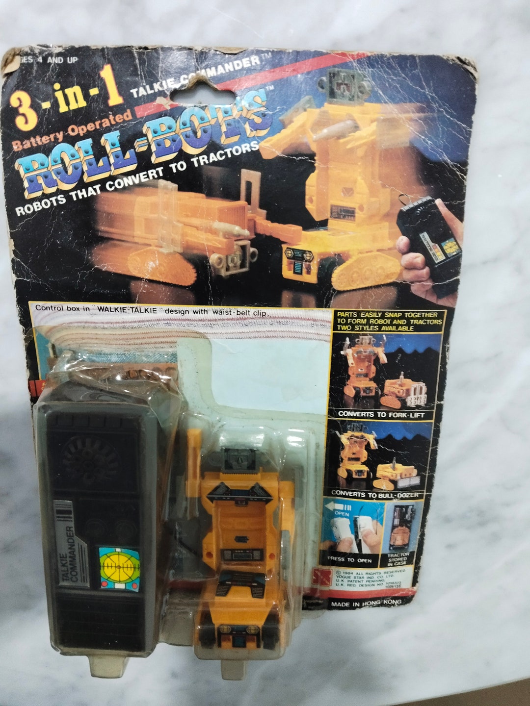 Vintage Bootleg Transformers G1 Roll Bots 1984 Walkie Talkie Tractor ...