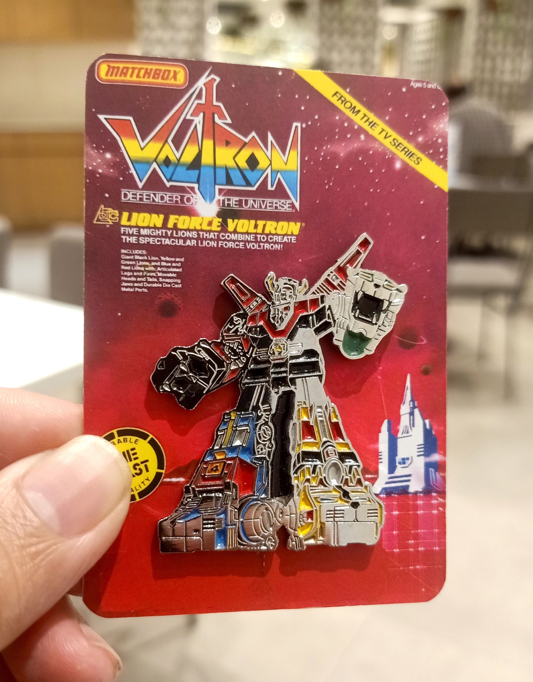 VOLTRON Matchbox 1985 Vintage Style Diecast Pin - Etsy