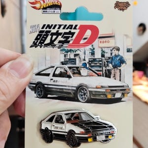 Diecast Pin Initial D Takumi Toyota Trueno Ae86 Hachiroku Classic Style ...
