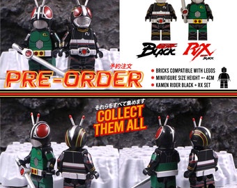 Custom Kamen Rider Aka Masked Rider Black Black RX - Etsy