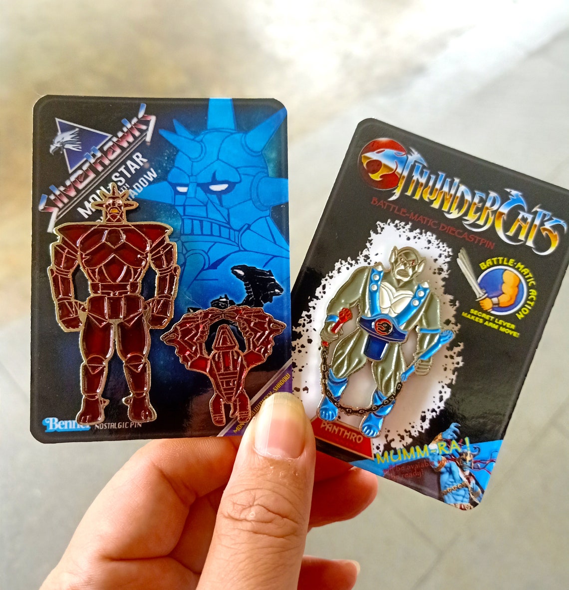 Thundercats Panthro the Strongest Thunderian Diecast Pin Set - Etsy