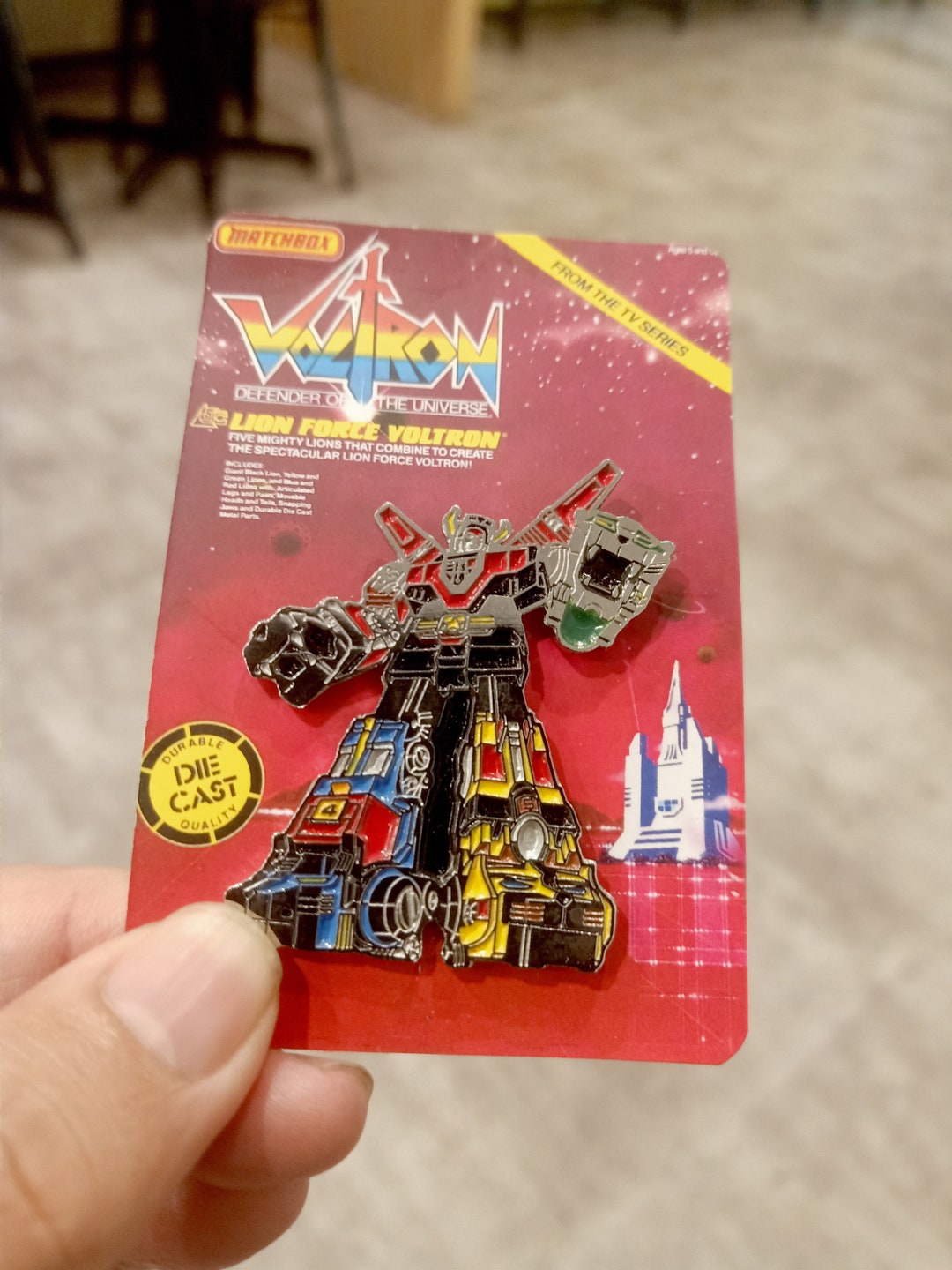 VOLTRON Matchbox 1985 Vintage Style Diecast Pin - Etsy