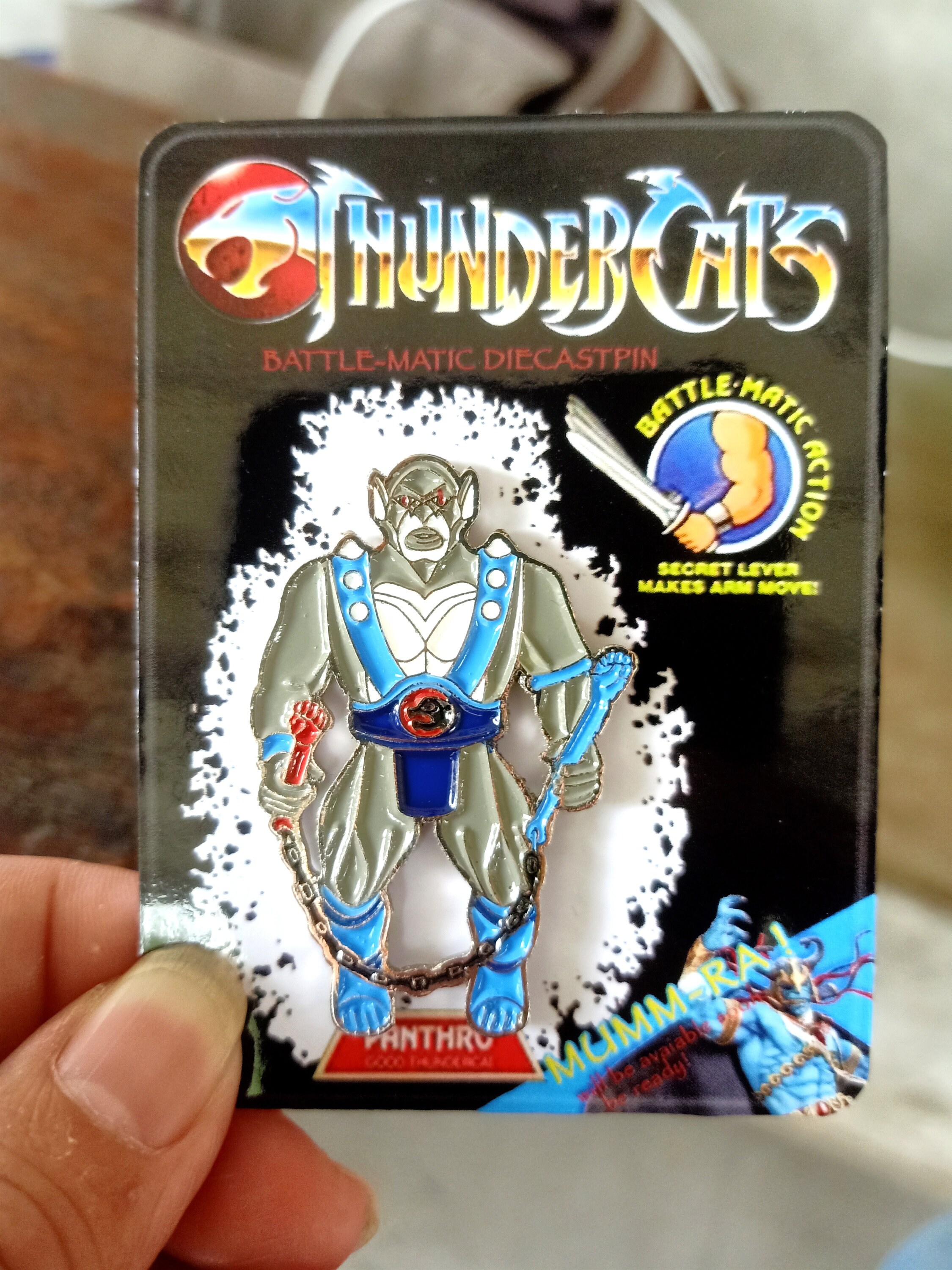 Thundercats Panthro the Strongest Thunderian Diecast Pin Set - Etsy