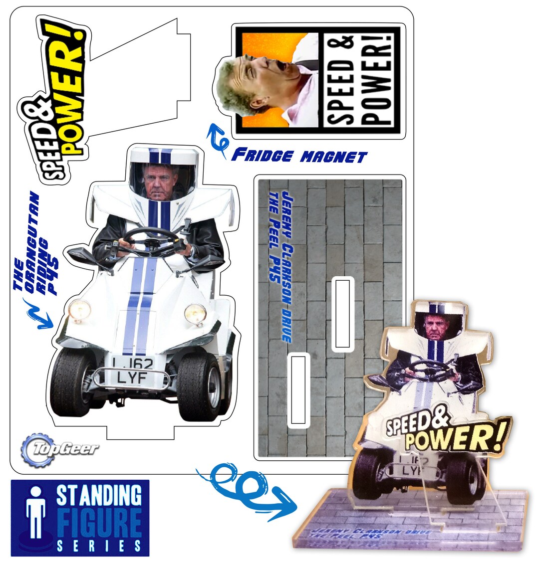 JEREMY CLARKSON P45 Diorama Included Speed & Power Fridge Magnet - Etsy UK