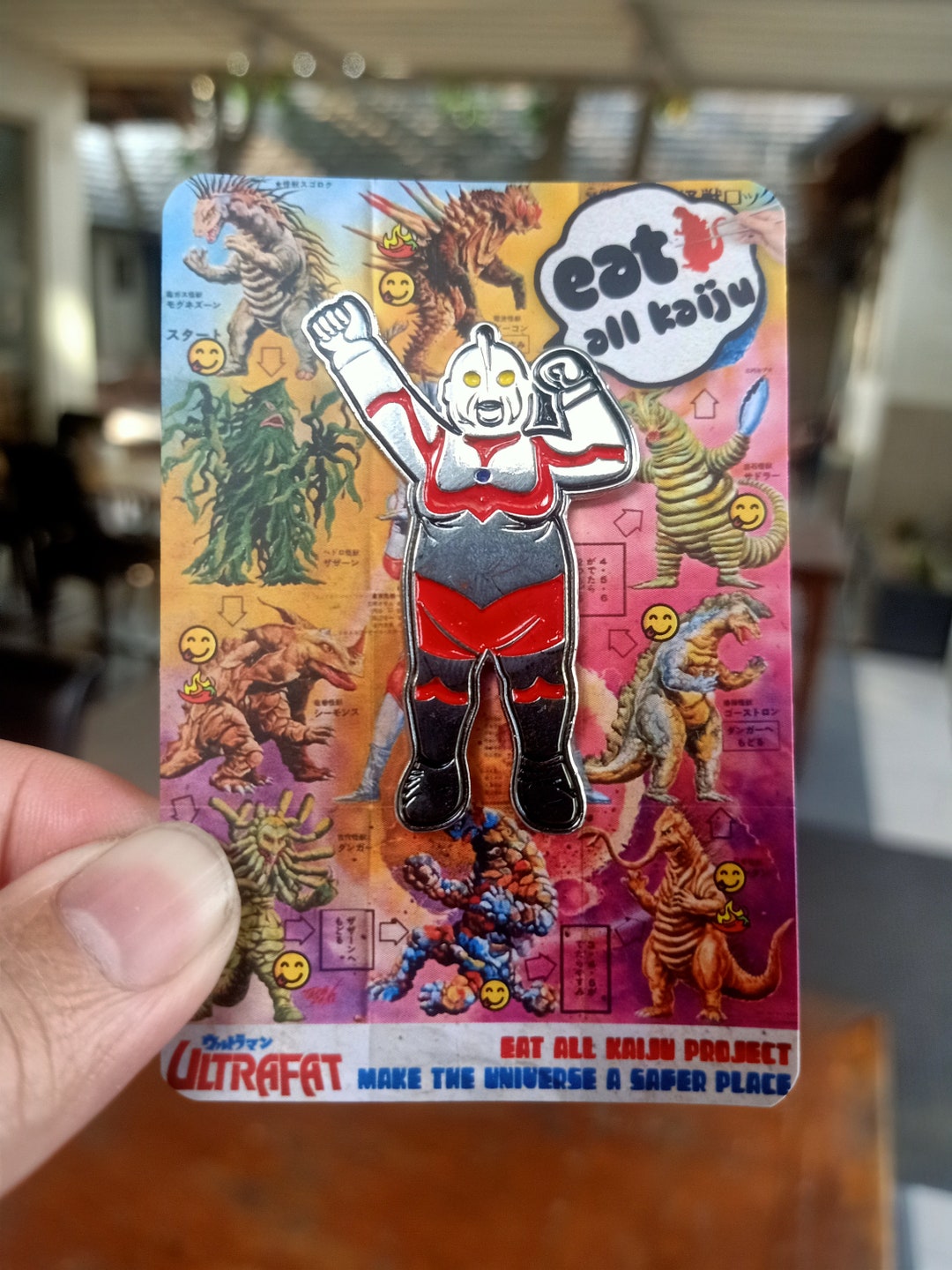 Diecast Pin Ultrafat Multiverse ULTRAMAN Eat All Kaiju - Etsy