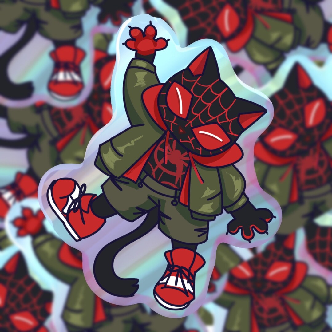 Meows Morales Sticker - Etsy