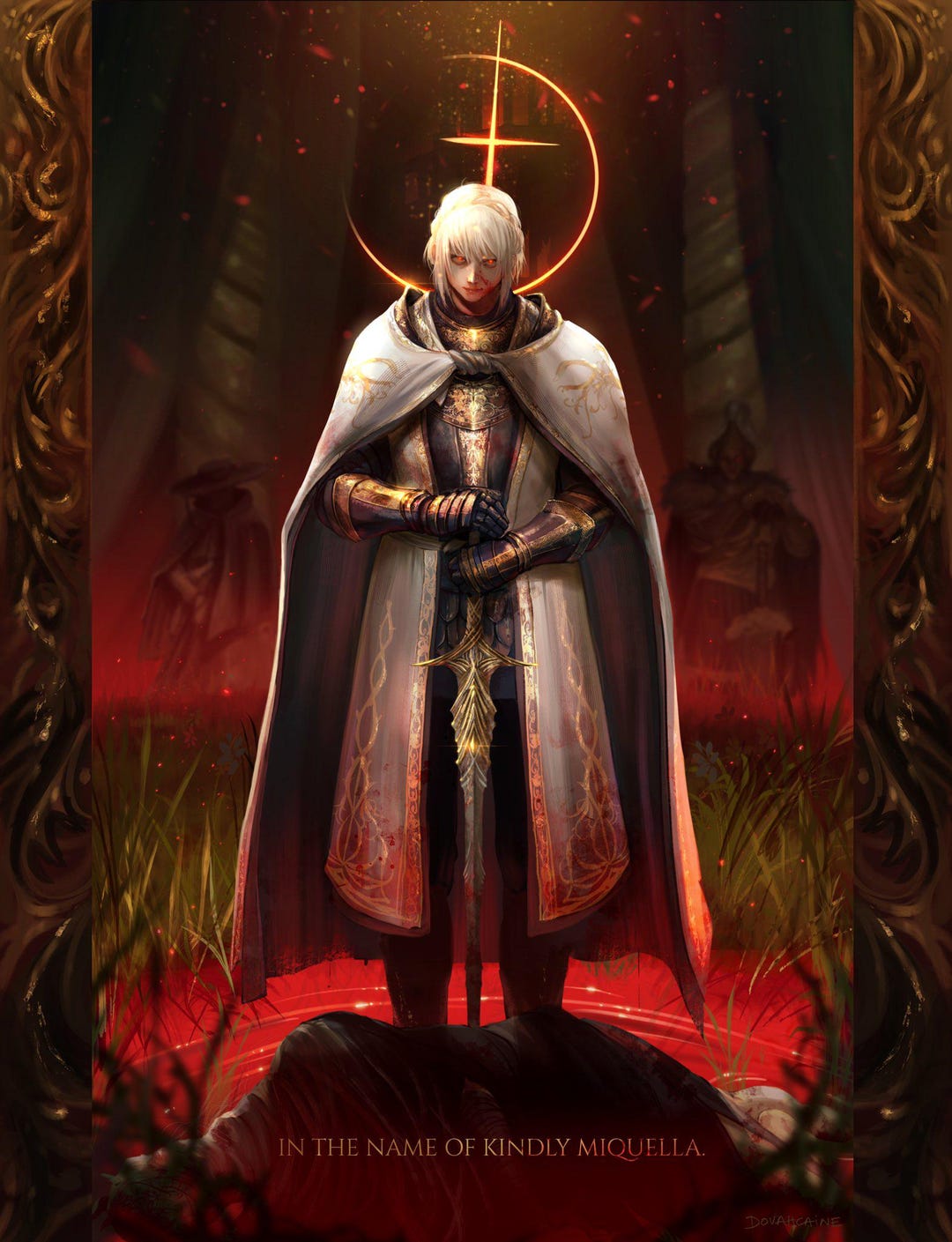 Needle Knight Print - Etsy