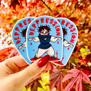 Choso Depression Vinyl Sticker - Etsy