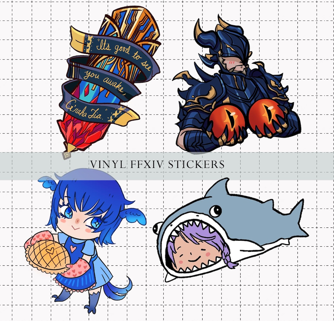 Assorted FFXIV Stickers - Etsy