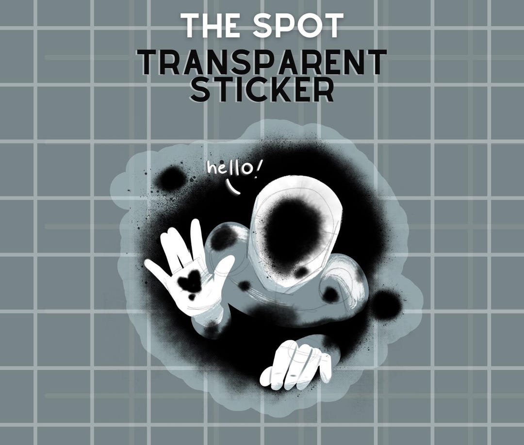 The Spot Transparent Sticker - Etsy