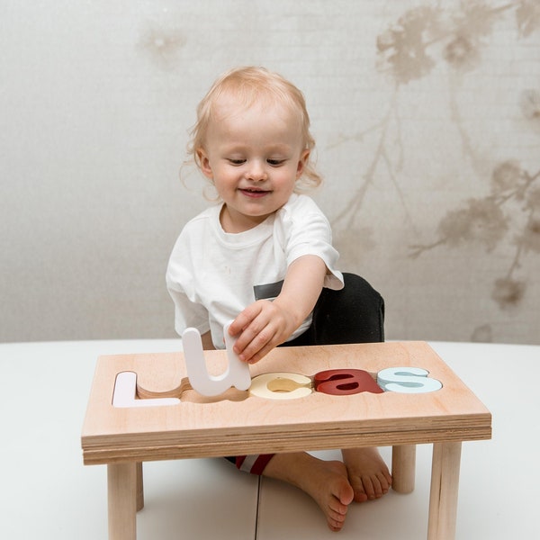 Wooden Name Stool - Etsy