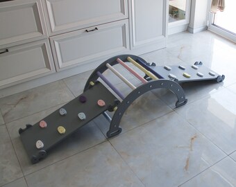 Wooden Climbing Set & Wooden Montessori Furniture by WoodenLikesUa