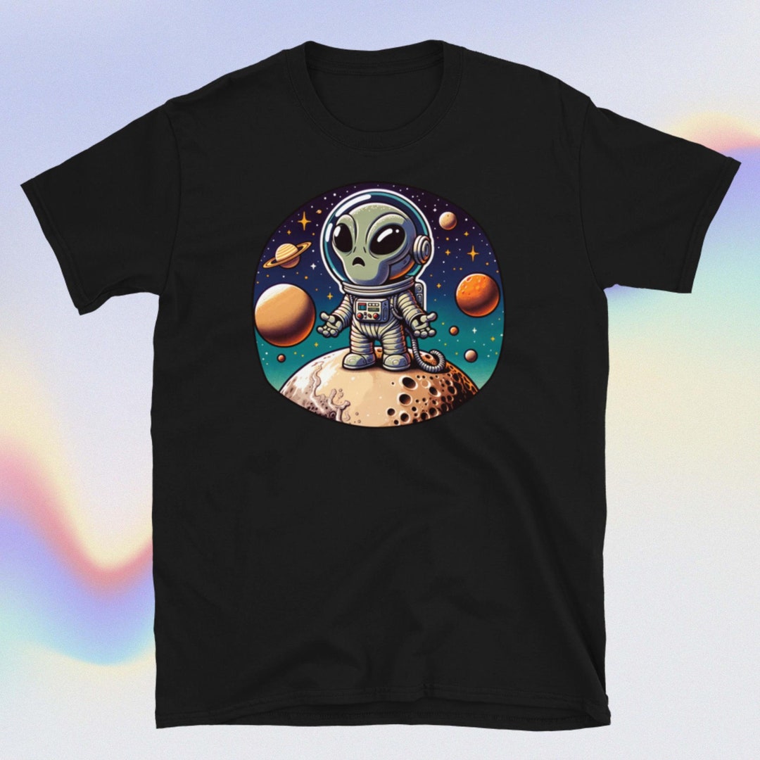 Alien on Pluto T-shirt - Etsy