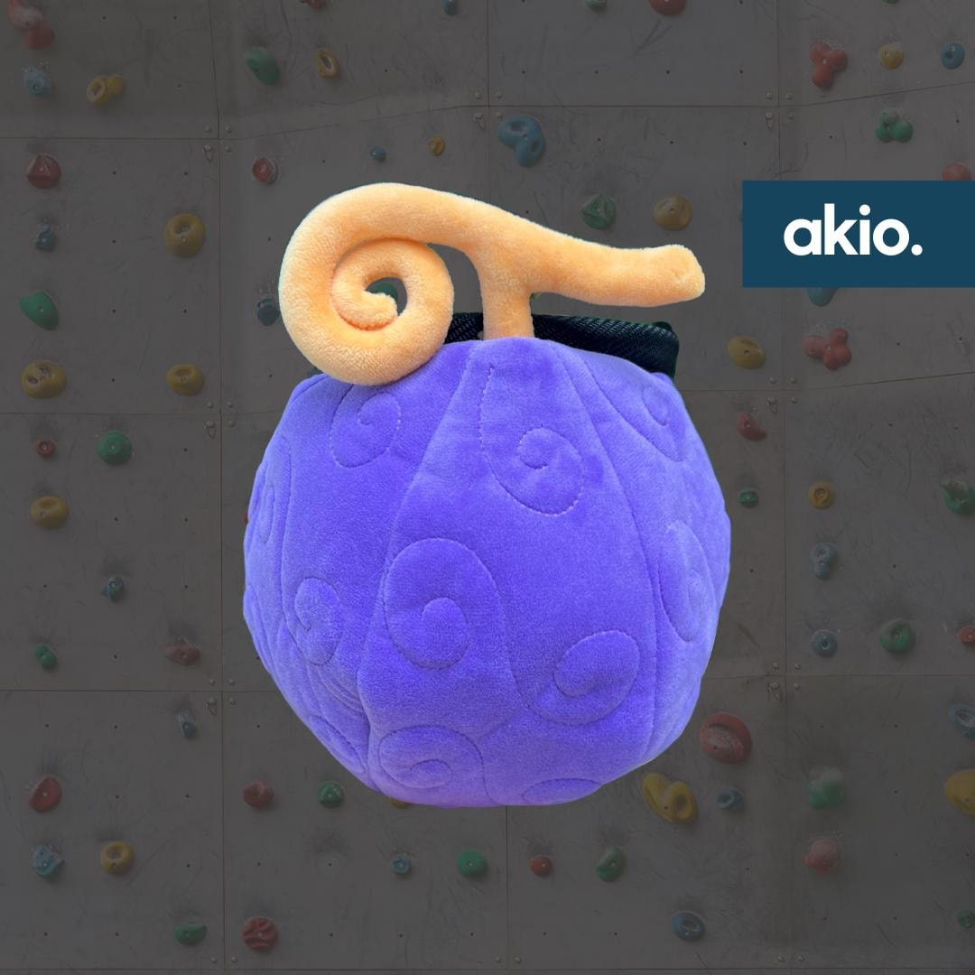 One Piece Gomu Gomu No Mi Devil Fruit Chalk Bag | Rockclimbing ...