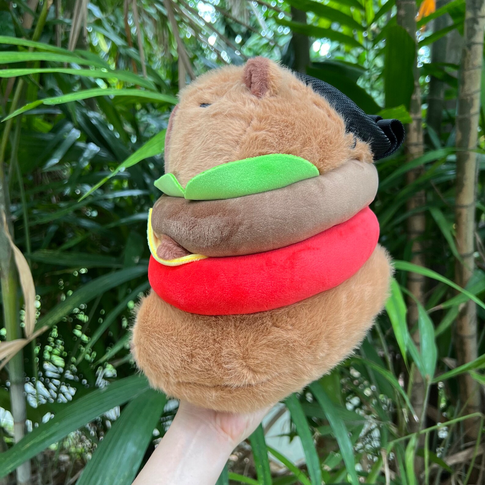 Capybara Burger Chalk Bag - Etsy