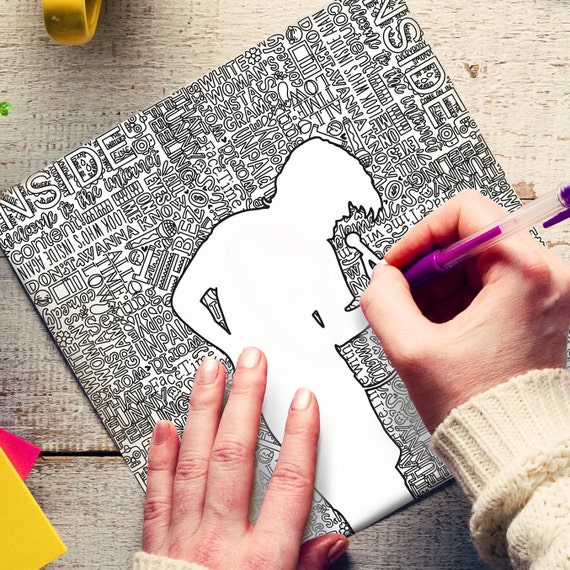 PRINTABLE Bo Burnham INSIDE Themed Colouring Page Digital - Etsy