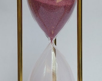 Pink Sand Clock - Etsy