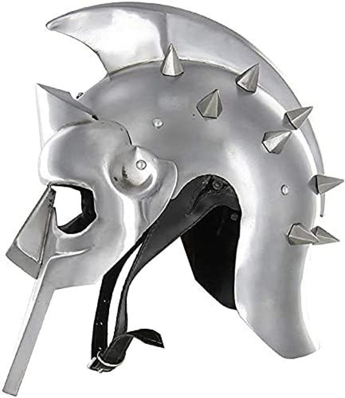 Roman Maximus Style Medieval Helmet Armor With Spikes Rustic Vintage ...