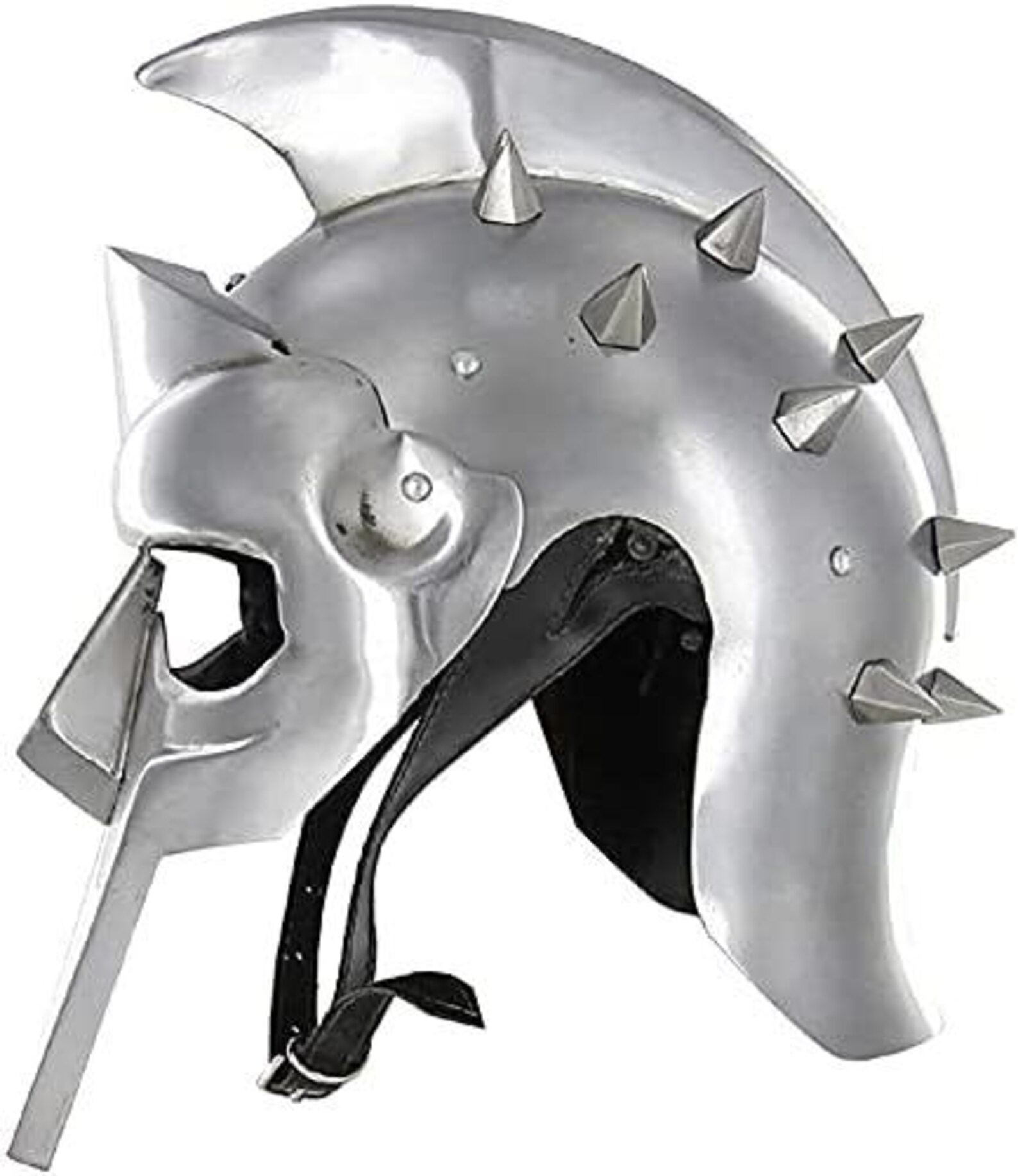 Roman Maximus Style Medieval Helmet Armor With Spikes Rustic Vintage ...