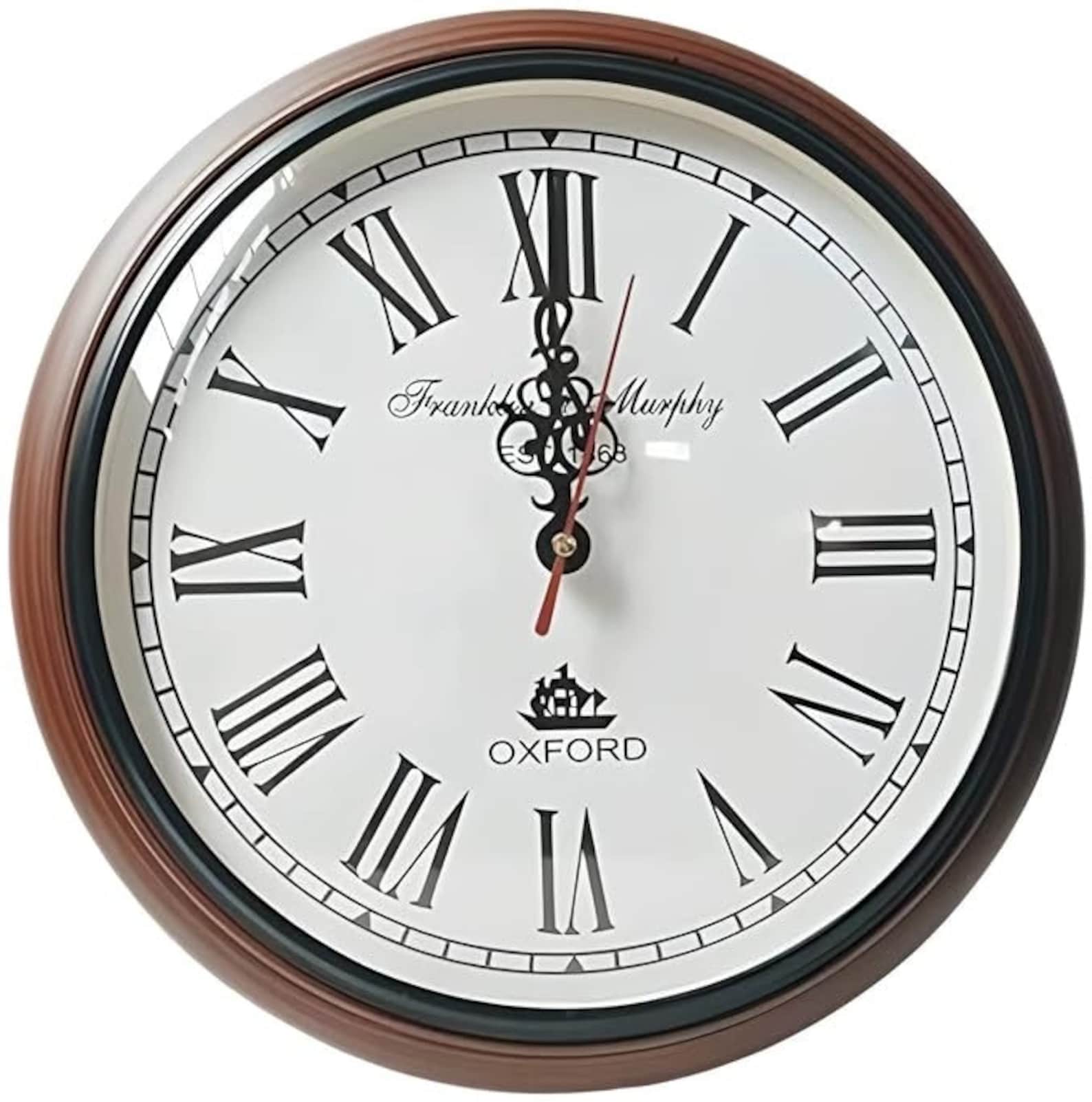 Wooden Wall Clock/vintage Round Clock/antique Style Decorative for Home ...