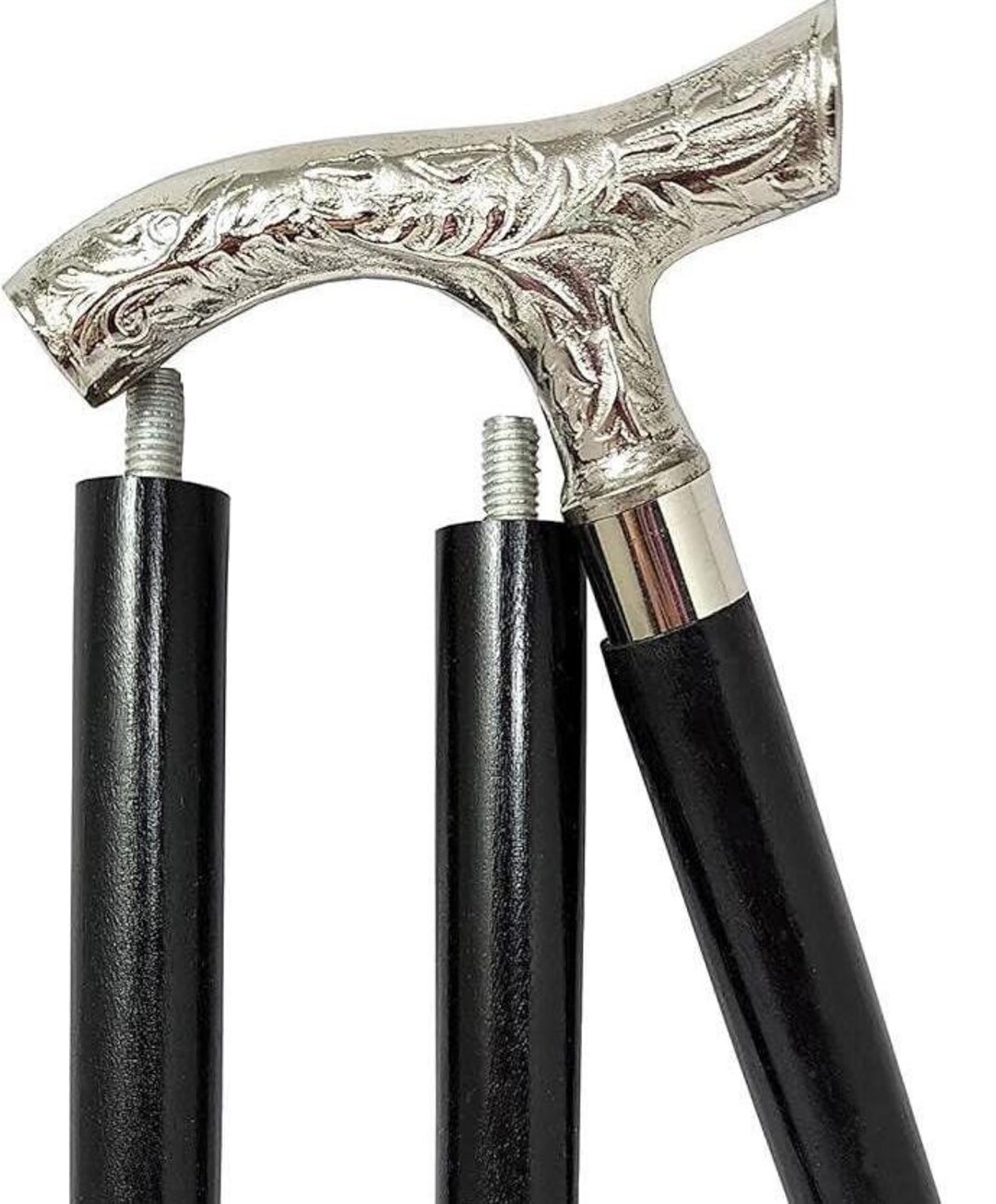 Brass Derby Handle Walking Cane Wooden Cane Stick - Made of Rosewood ...