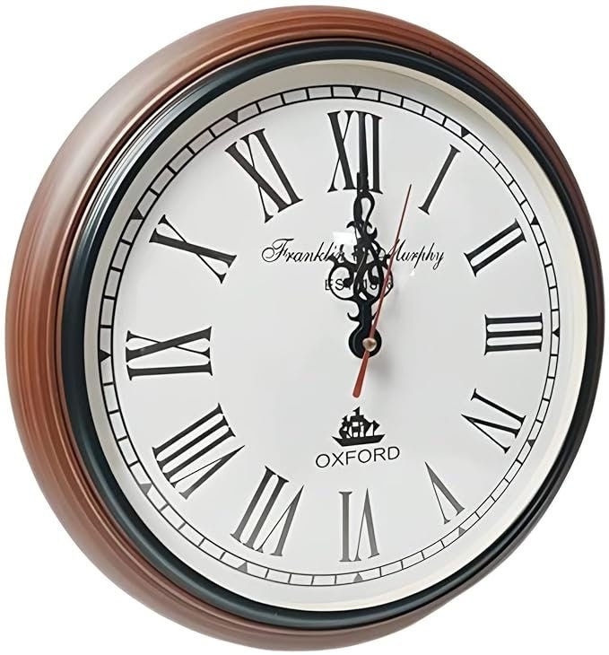 Wooden Wall Clock/vintage Round Clock/antique Style Decorative for Home ...