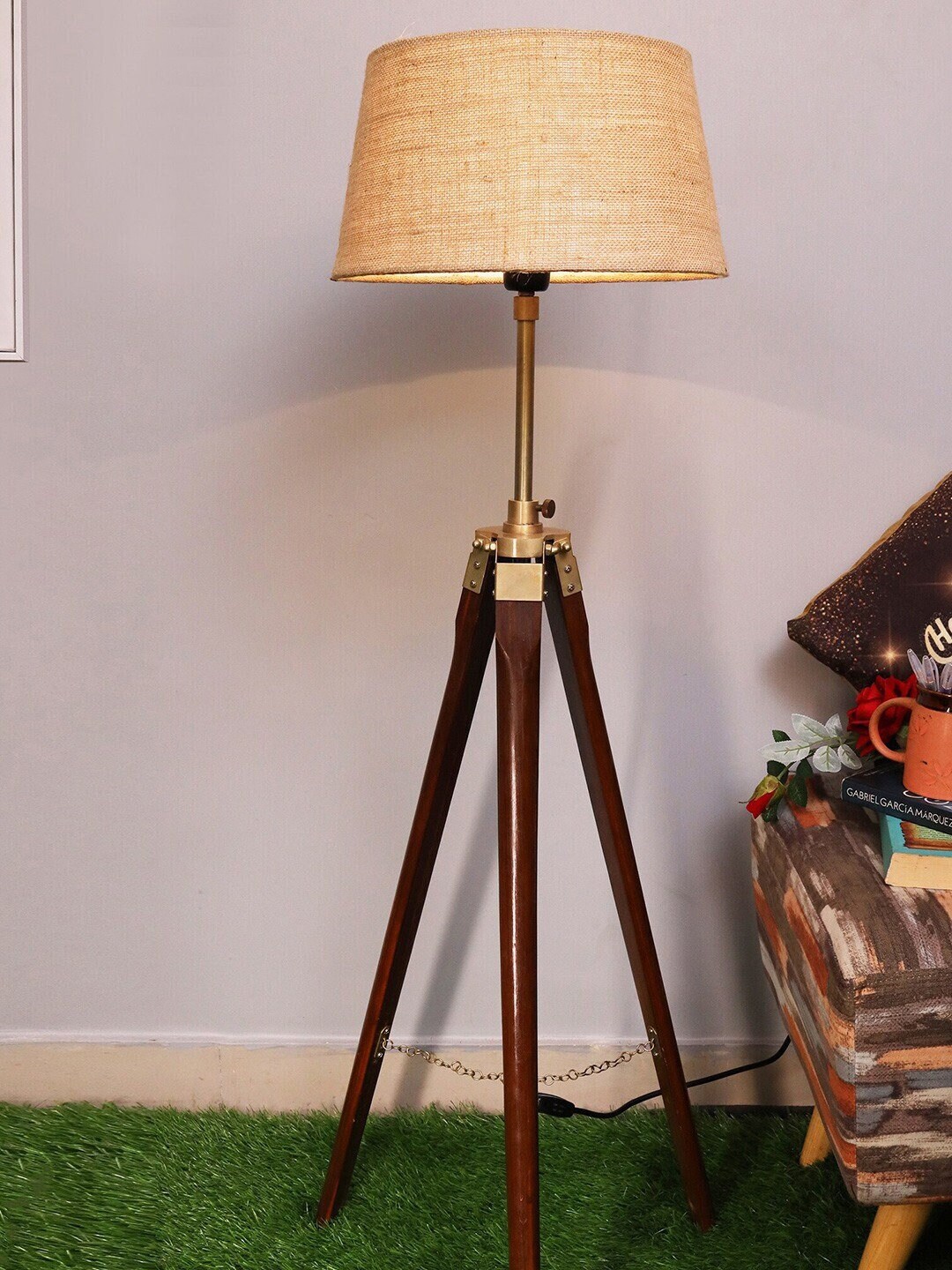 Nautical Tripod Floor Lamp Stand /wooden Floor Lamp Stand for Home ...