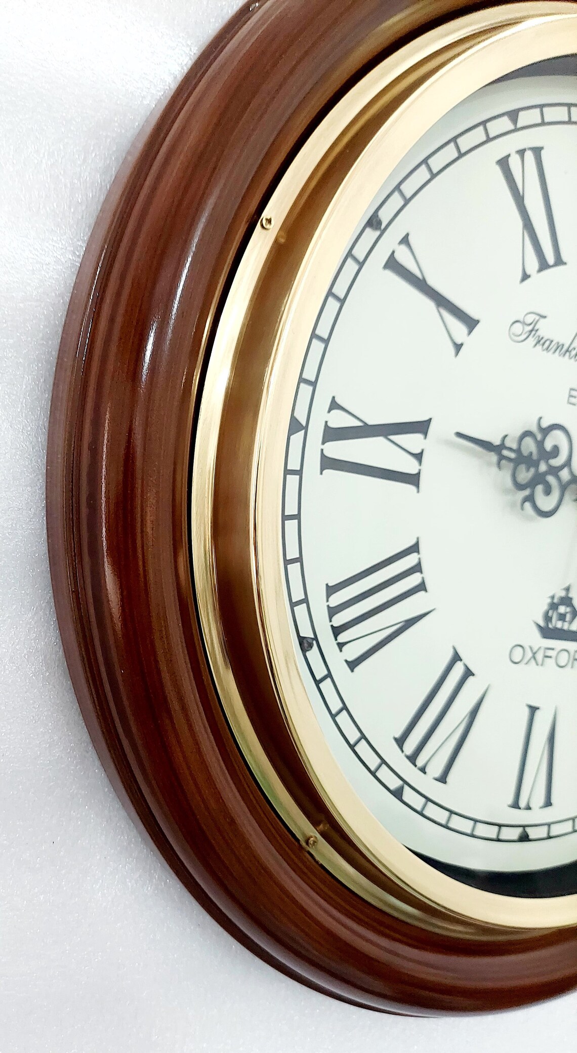 Wooden Wall Clock, Handmade Wall Clock, Vintage-style Home, Office ...