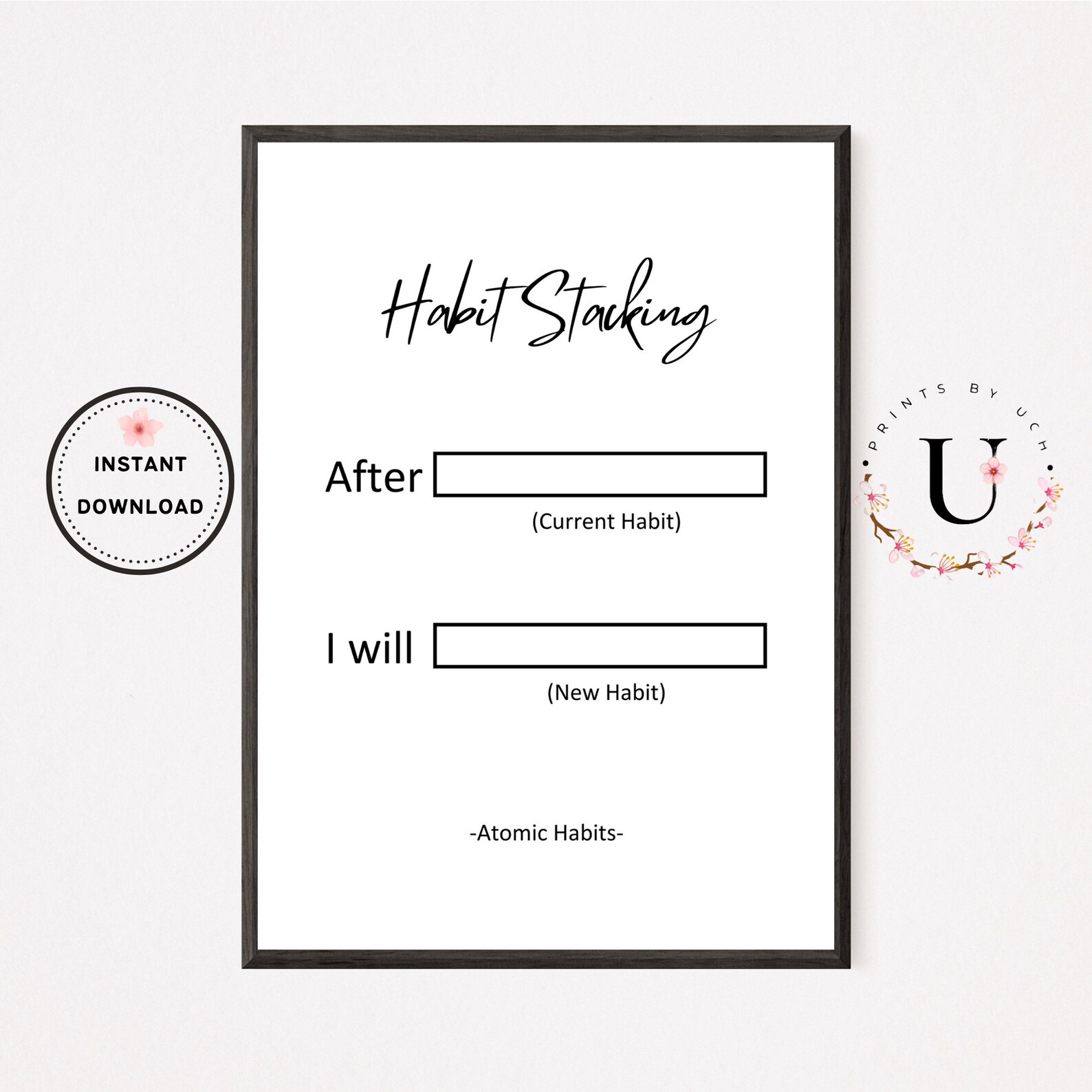 Habit Stacking, Atomic Habits, Habit Printables, Quotes About Life ...