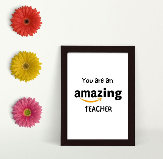 Teacher Appreciation Printable End of the Year Teacher Gift | Etsy