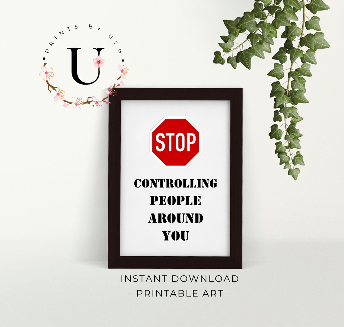 Quotes About Life Goals Year Stop Controlling People New - Etsy