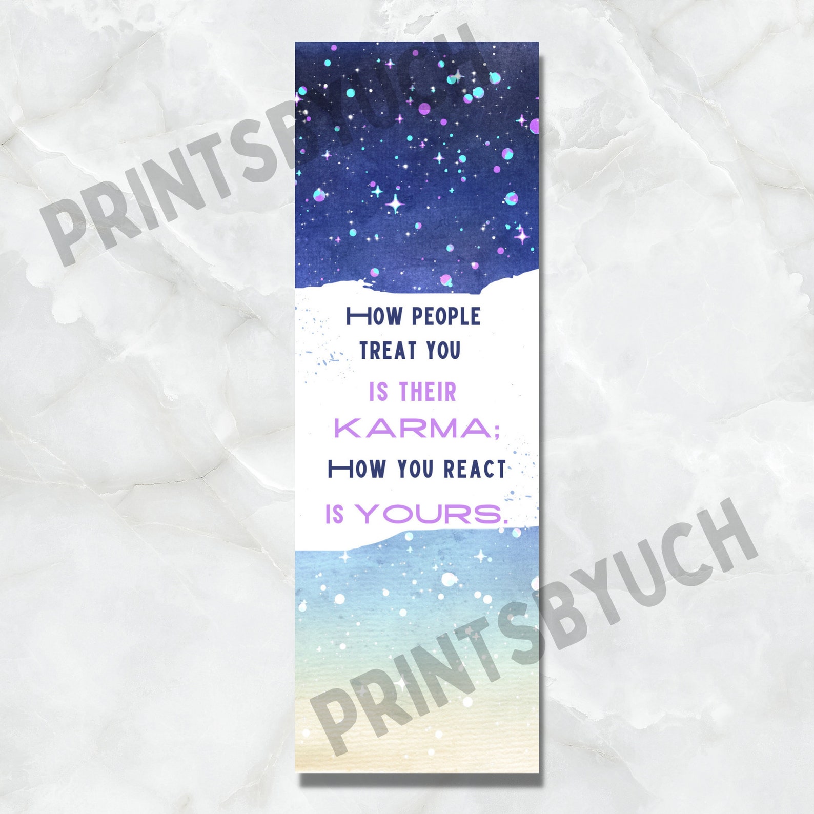 Set of 4 Printable Bookmarks Quotes About Life Inspirational - Etsy