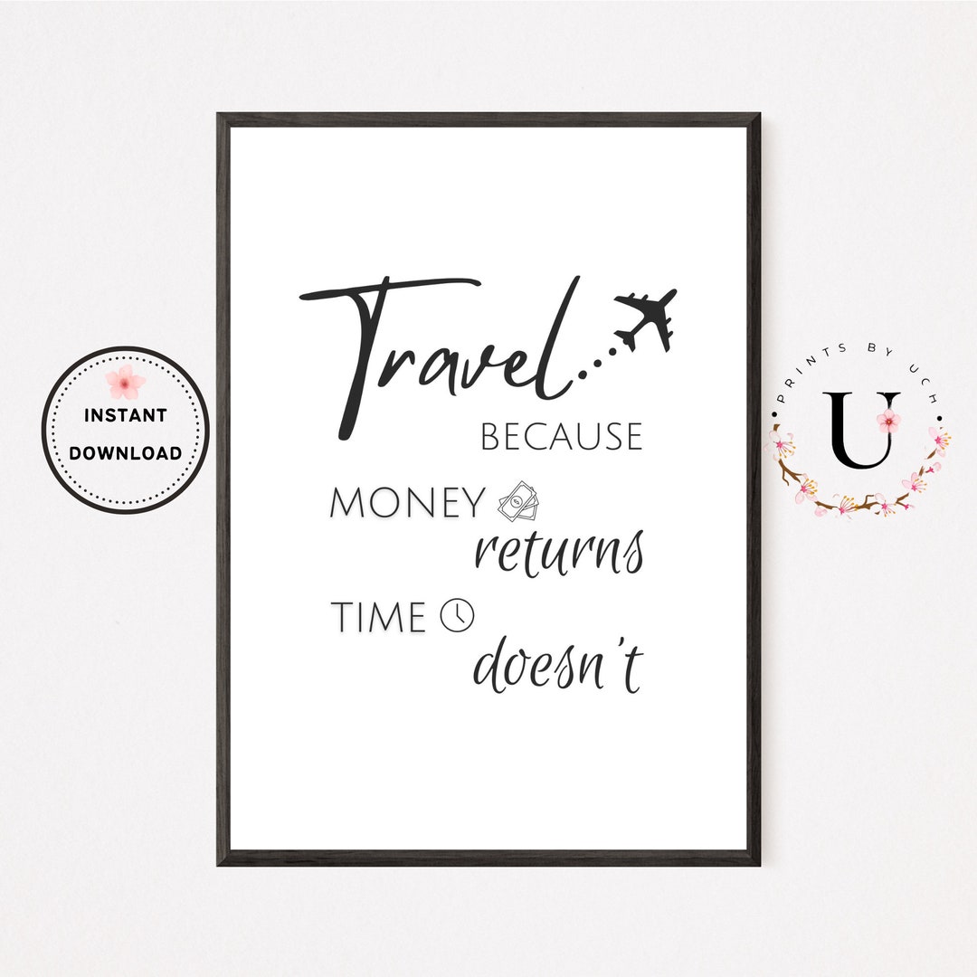 Travel Poster, Quotes About Life, Printable Wall Art, Inspirational ...