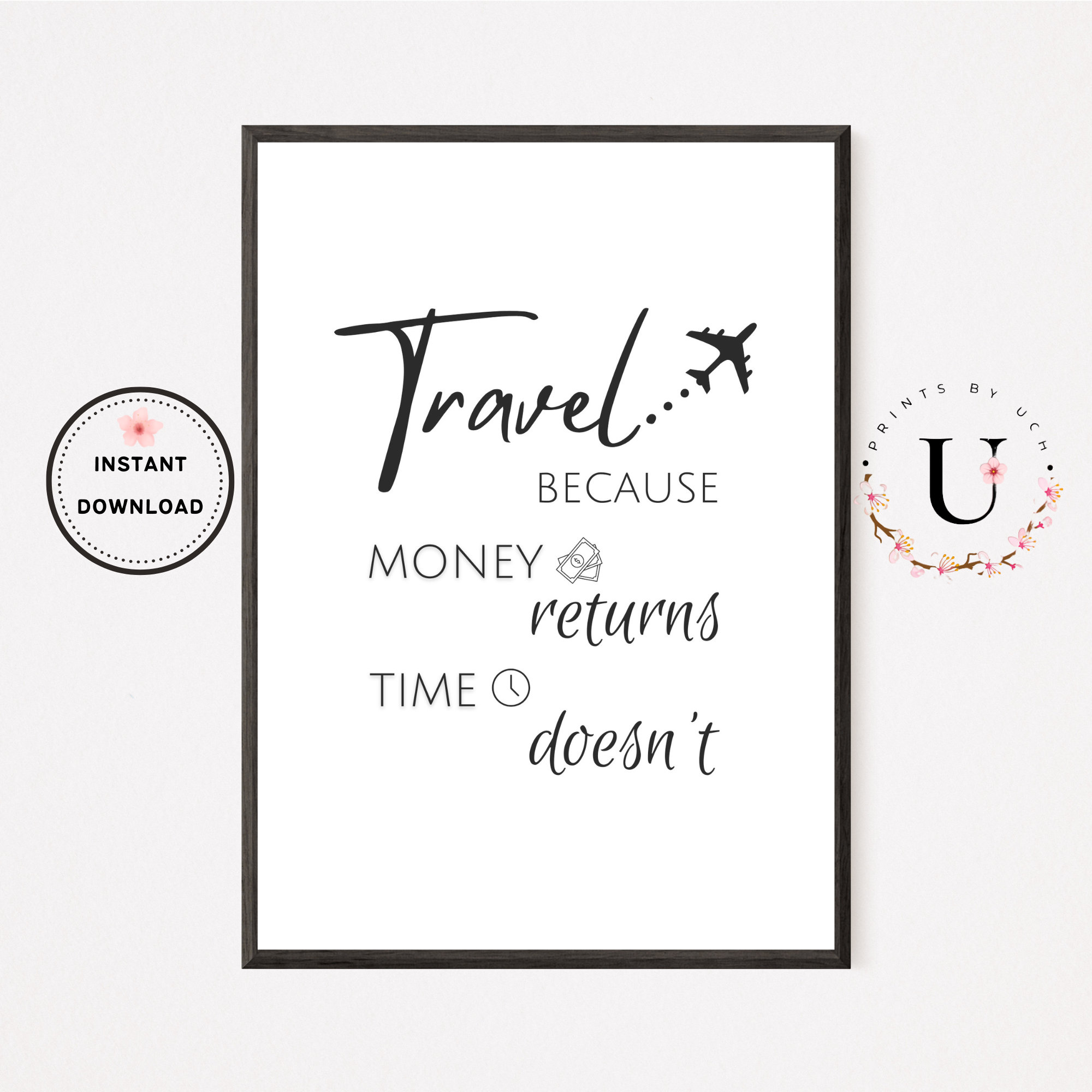 Travel Poster, Quotes About Life, Printable Wall Art, Inspirational ...