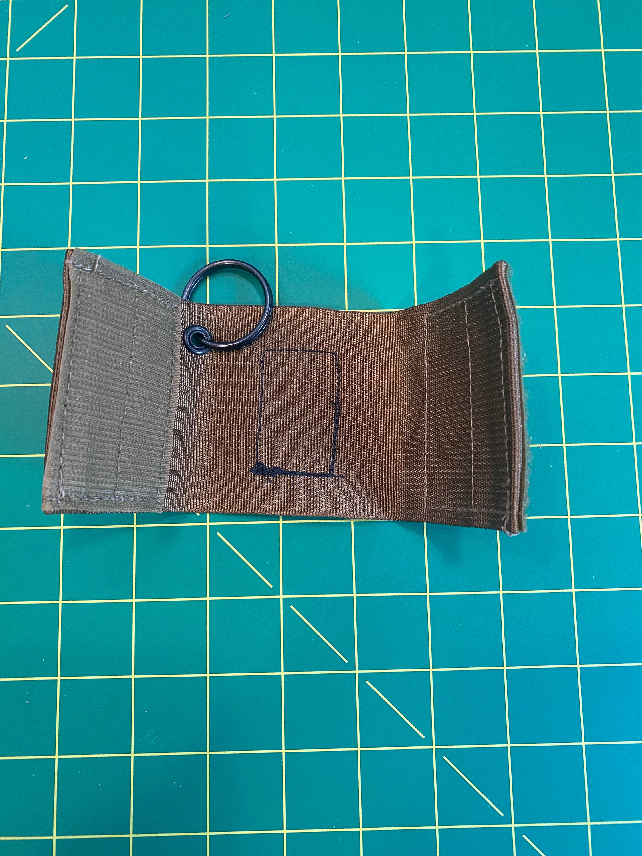 DUTY KEY Silencer Coyote Brown Heavy-duty Nylon Webbing Velcro Closure ...