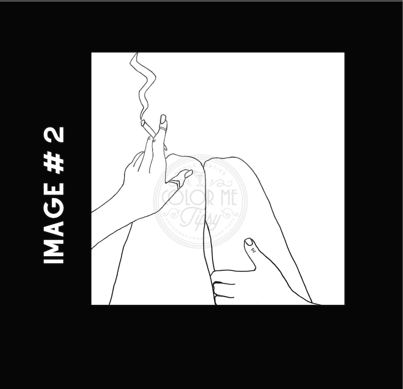 Predrawn/smoke and Chill / 420 Canvas/ Puff & Paint/presketched /paint ...