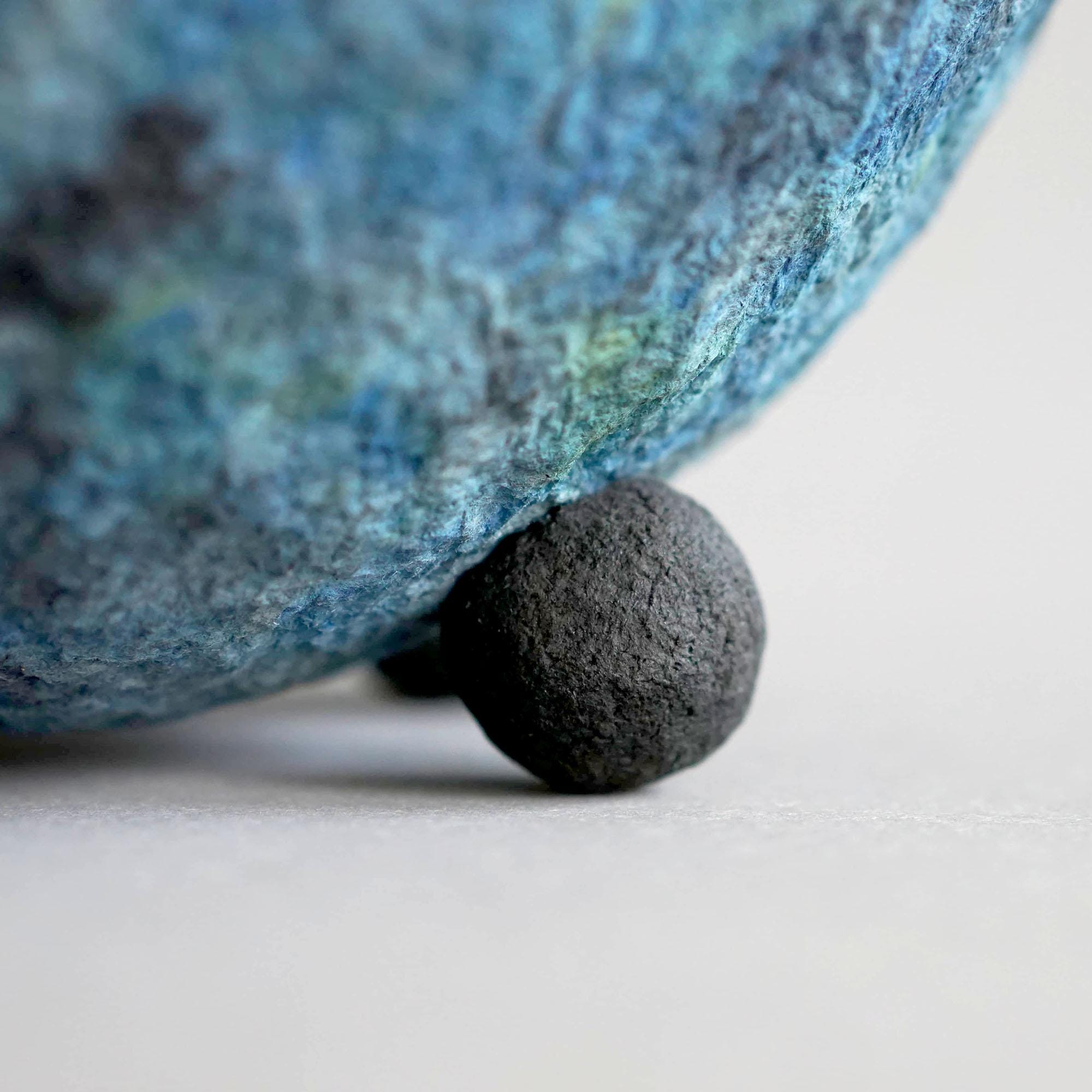 Stone-like Paper Mache Bowl, Handmade Sculptural Decor, Wabi-sabi ...