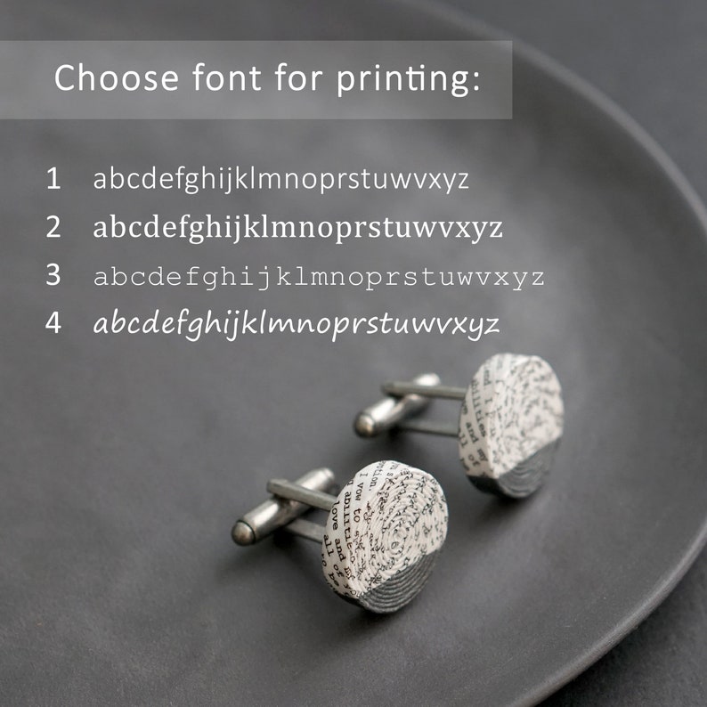 1st Anniversary Gift for Husband Personalised Paper Cufflinks - Etsy
