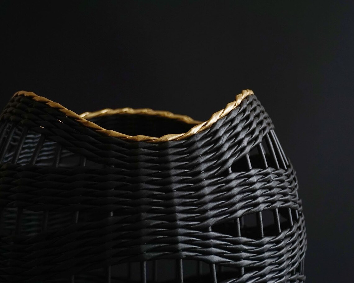 Contemporary Sculptural Basket for Modern Interior, Unique Eco-friendly ...