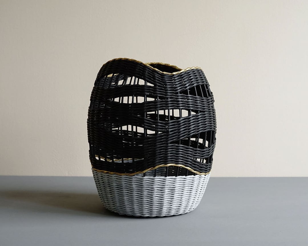Contemporary Sculptural Basket for Modern Interior, Unique Eco-friendly ...